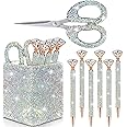 Amazon.com: Qilery 8 Pcs Bling Desk Accessories Gift with 1 Bling Pen ...