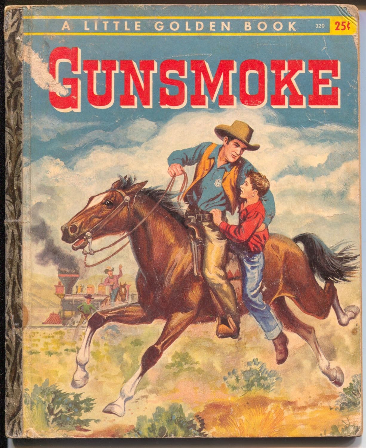 Amazon.com: Gunsmoke #320 1958-Little Golden Book-James Arness TV show ...