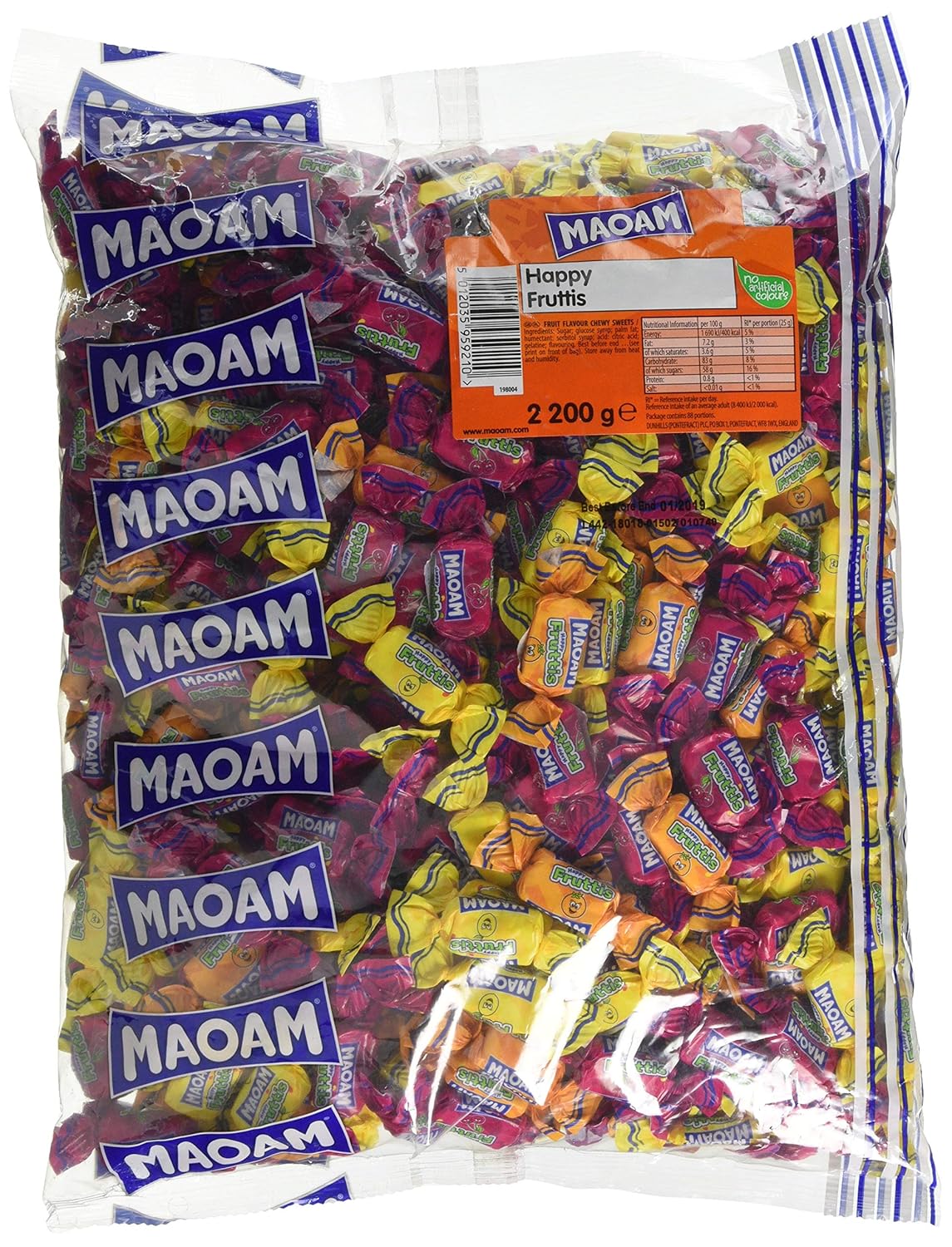 Maoam Happy Fruittis Bulk Fruit Sweets, 2.2kg: Amazon.co.uk: Grocery