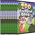 Amazon.com: Zoo Animal Coloring Books - Bulk Pack of 24, 9"x11" Animal ...