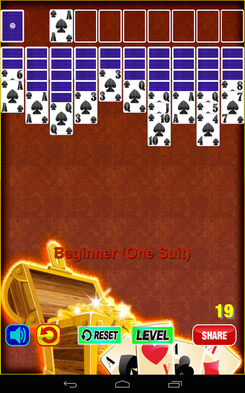 Gold Coin Treasures Classic Spider Solitaire Free for Kindle Fire 2015 ...