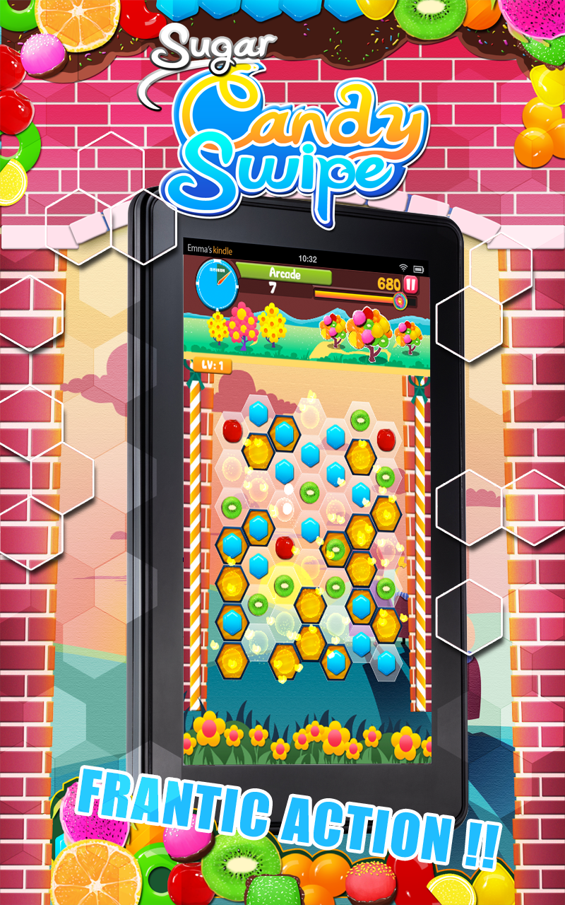 Amazon.com: Sugar Candy Swipe Deluxe: Appstore for Android