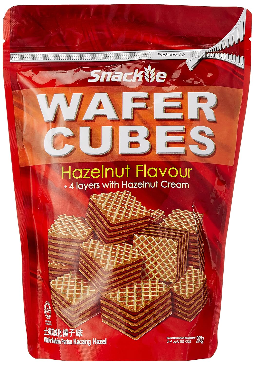 Snackie Wafer Cubes, Hazelnut, 200g: Amazon.in: Grocery & Gourmet Foods