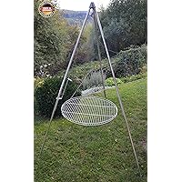 Huber Grillgeräte Dreibein Schwenkgrill inkl 70 cm Edelstahl-Rost aus ...