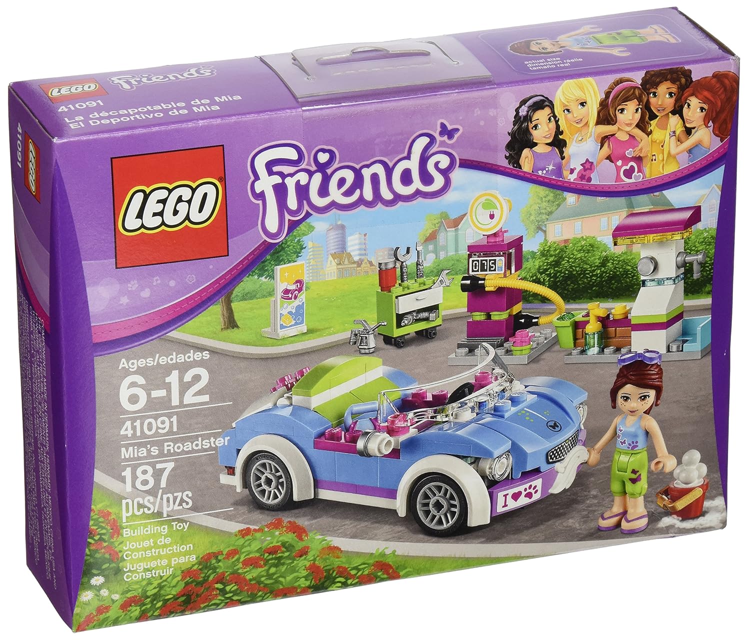 LEGO Friends Mia's Roadster Mini Doll Figure Children Pretend Play Toy ...