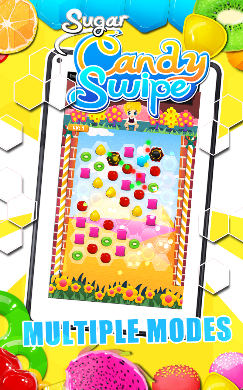 Amazon.com: Sugar Candy Swipe Deluxe: Appstore for Android