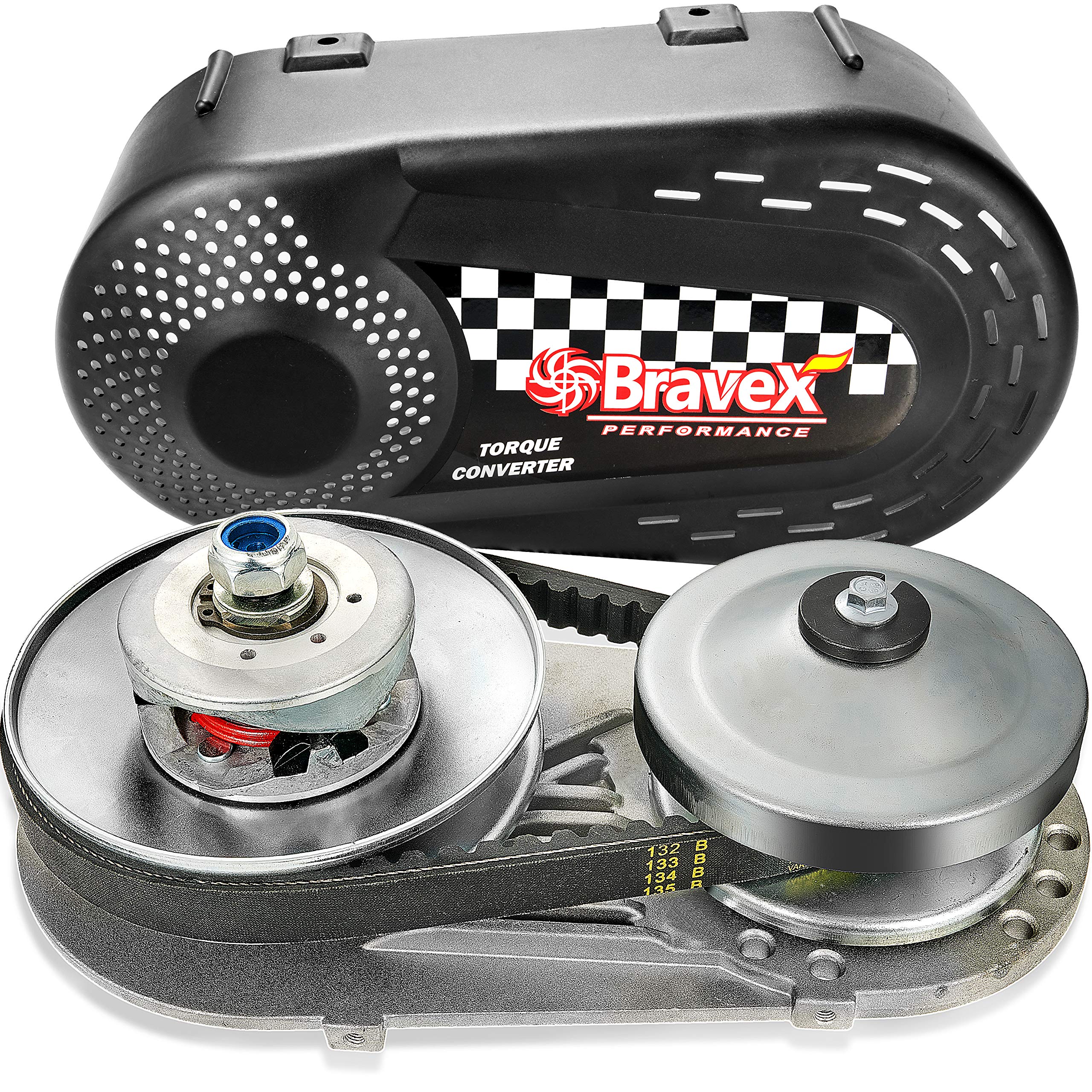 Motovecor Go Kart Torque Converter for Predator 212 Clutch Set ...