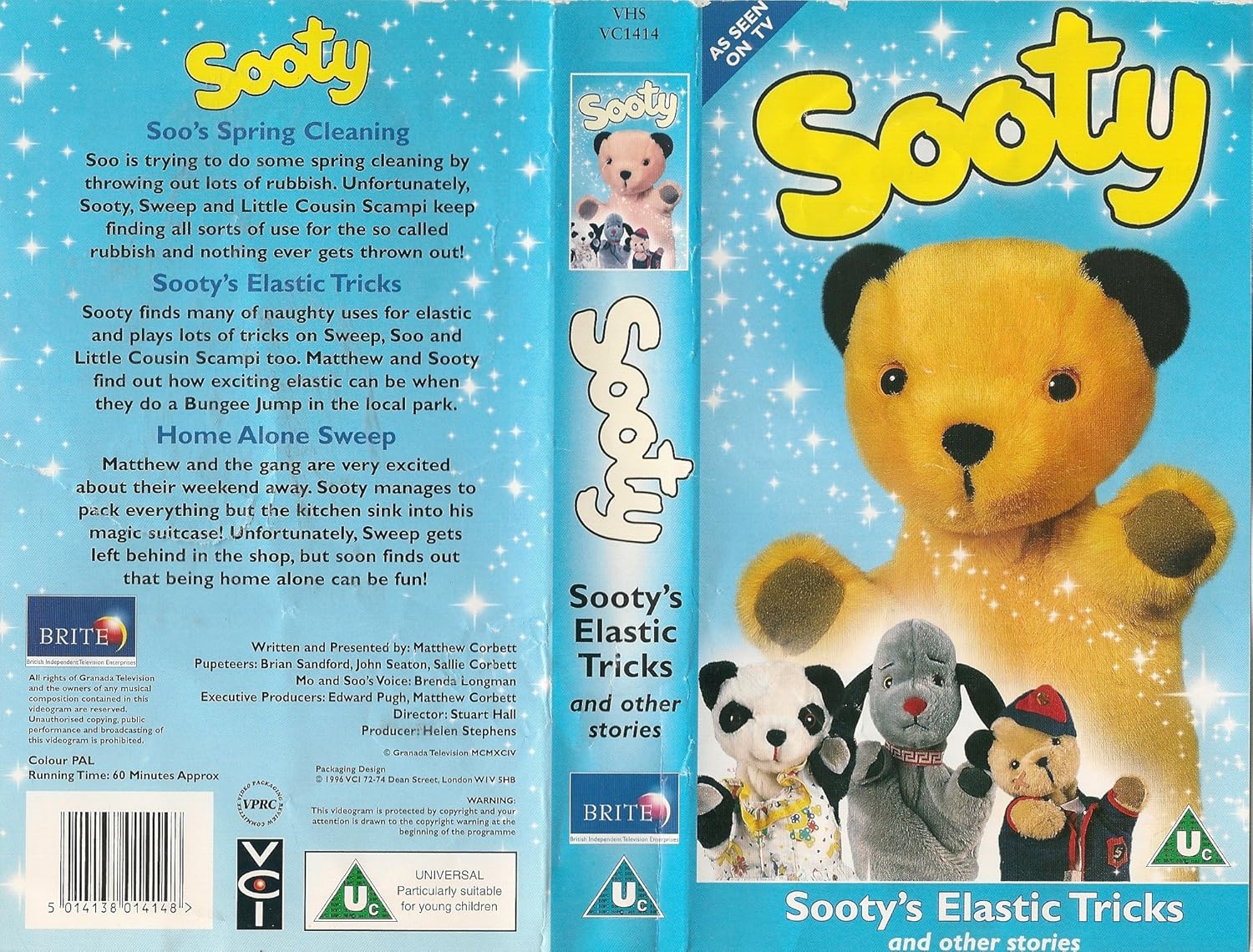 Sooty - Sooty's Elastic Tricks (VHS) (1996): Matthew Corbett, Brenda ...