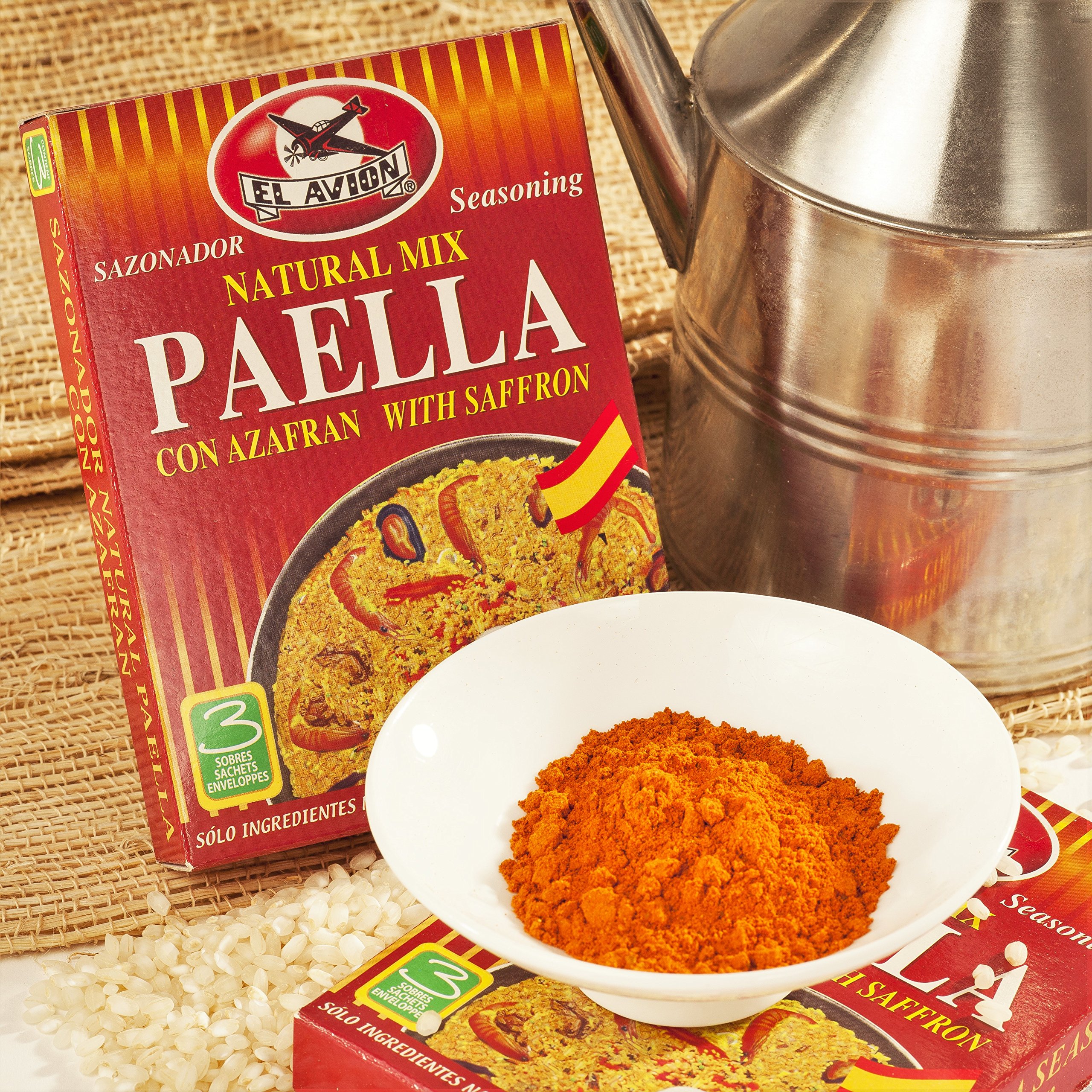 Amazon.com : Ducros Paella Valenciana Seasoning Spice Mix with Saffron ...