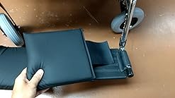 Amazon.com: JDM Medical Pair of Padded Wheelchair Foot Plate Footrest ...