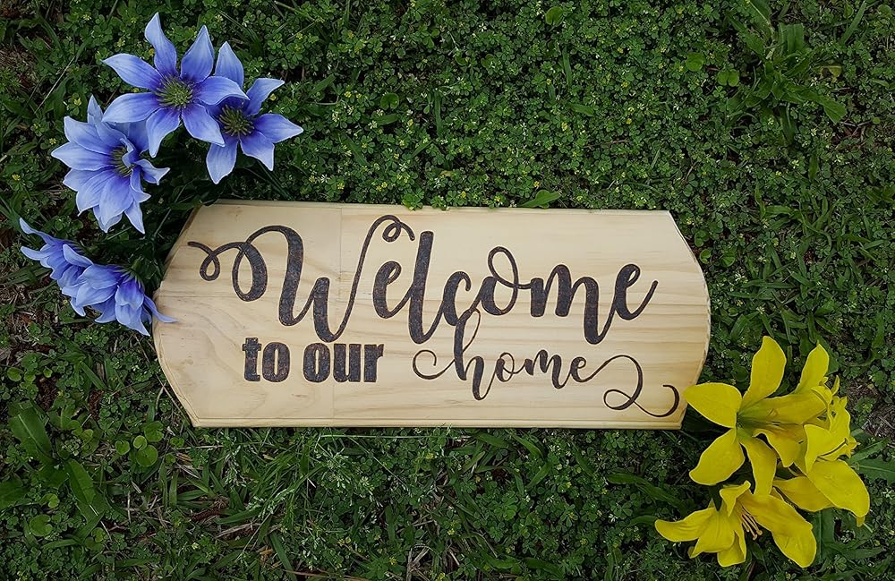 Amazon.com: Welcome Sign: Handmade