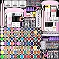 Amazon.com: Cooserry 48 Colors Acrylic Nail Kit with Drill and UV Light ...