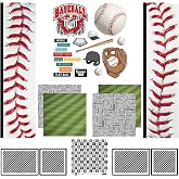 Amazon.com: Scrapbook Customs Themed Paper Scrapbook Kit, Baseball Life