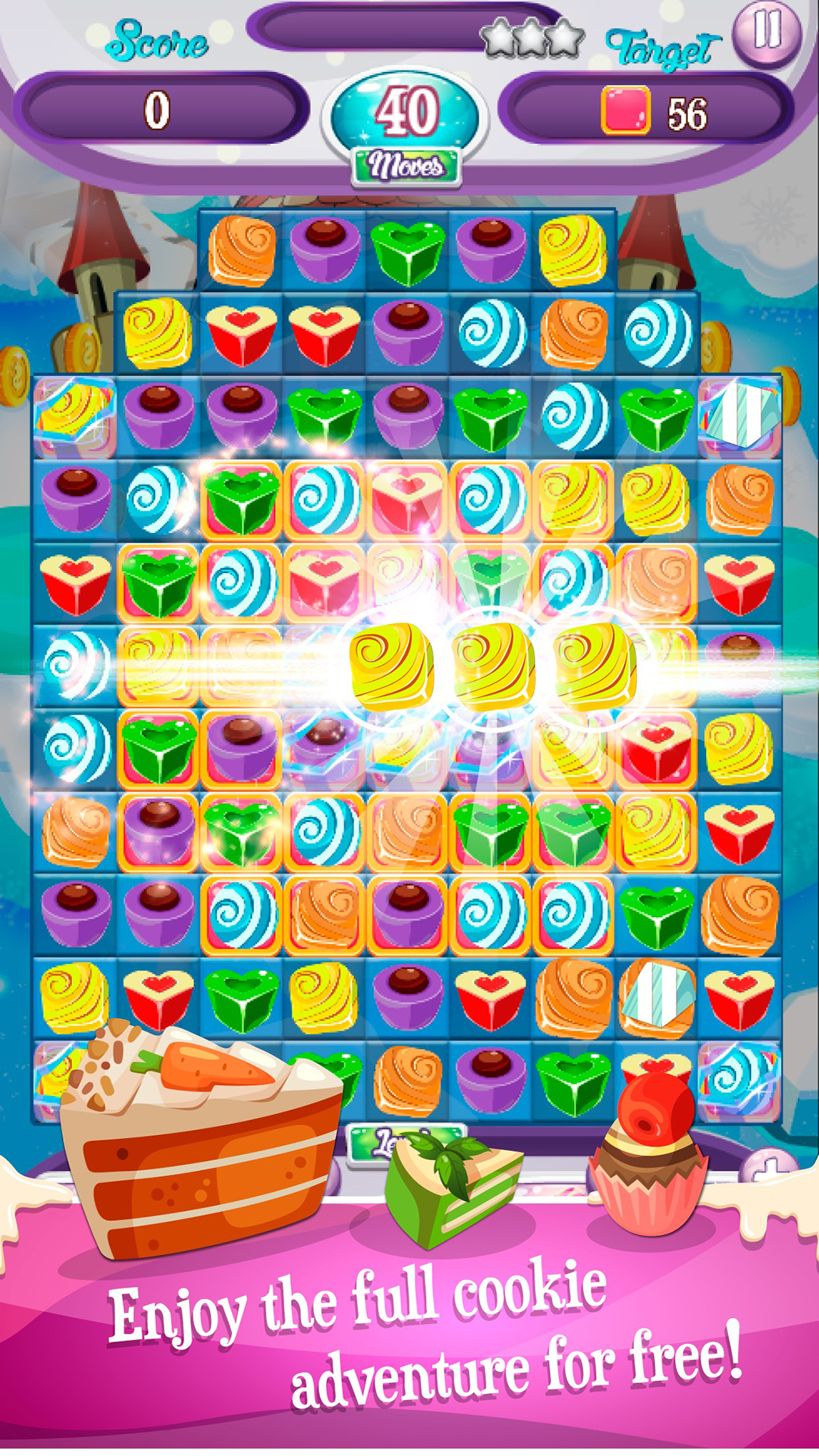 Cookie Blitz Clash - Match 3 6 Puzzle Bot:Amazon.com:Appstore for Android