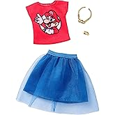 Amazon.com: Barbie Fashion Super Mario, Pink : Toys & Games