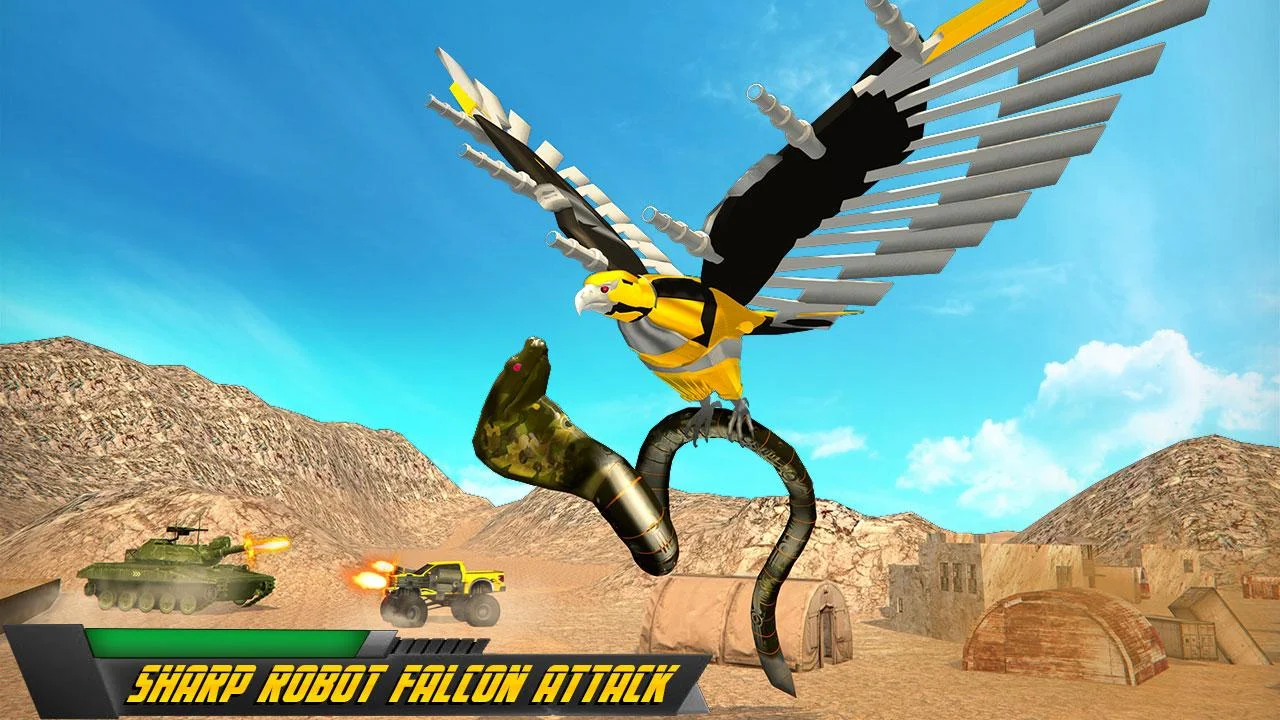 Real Snake Multirobot Transformation Fighting War Games; Free Offline ...