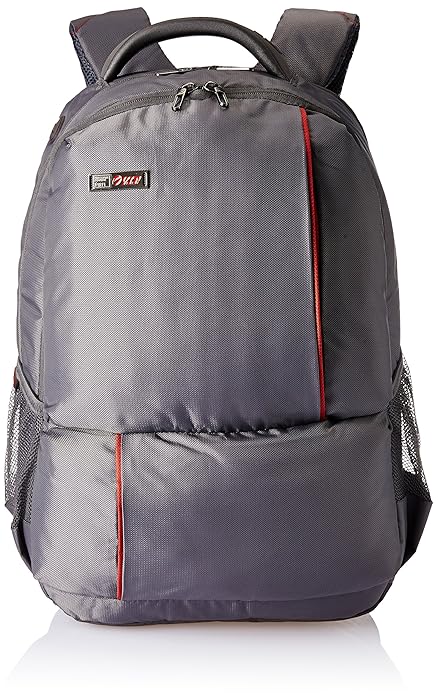 VIP Median 27 Ltrs Steel Grey Laptop Backpack (LPBPMED01SGY) - Delsheaven