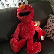 Amazon.com: Gund Sesame Street Jumbo Elmo Stuffed Animal, 41 inches ...