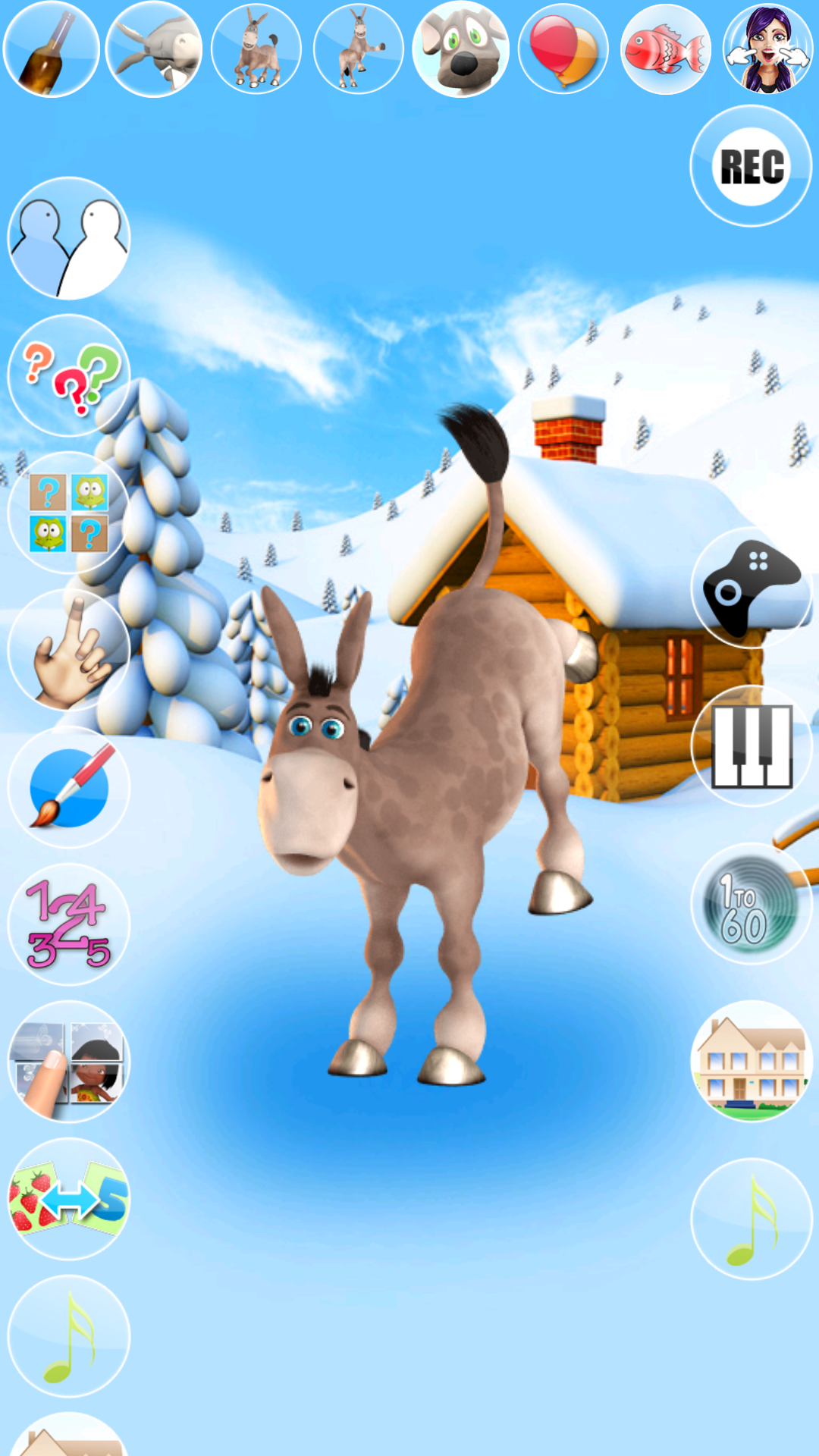 Talking Donald Donkey Ice Fun (Free):Amazon.in:Appstore for Android