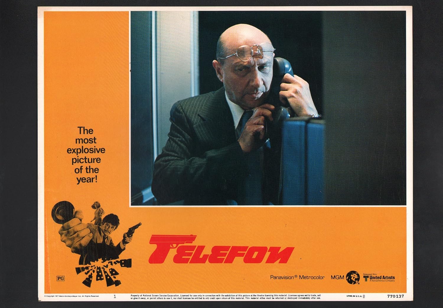 Amazon.com: MOVIE POSTER: Telefon Lobby Card #1-1977-Charles Bronson ...