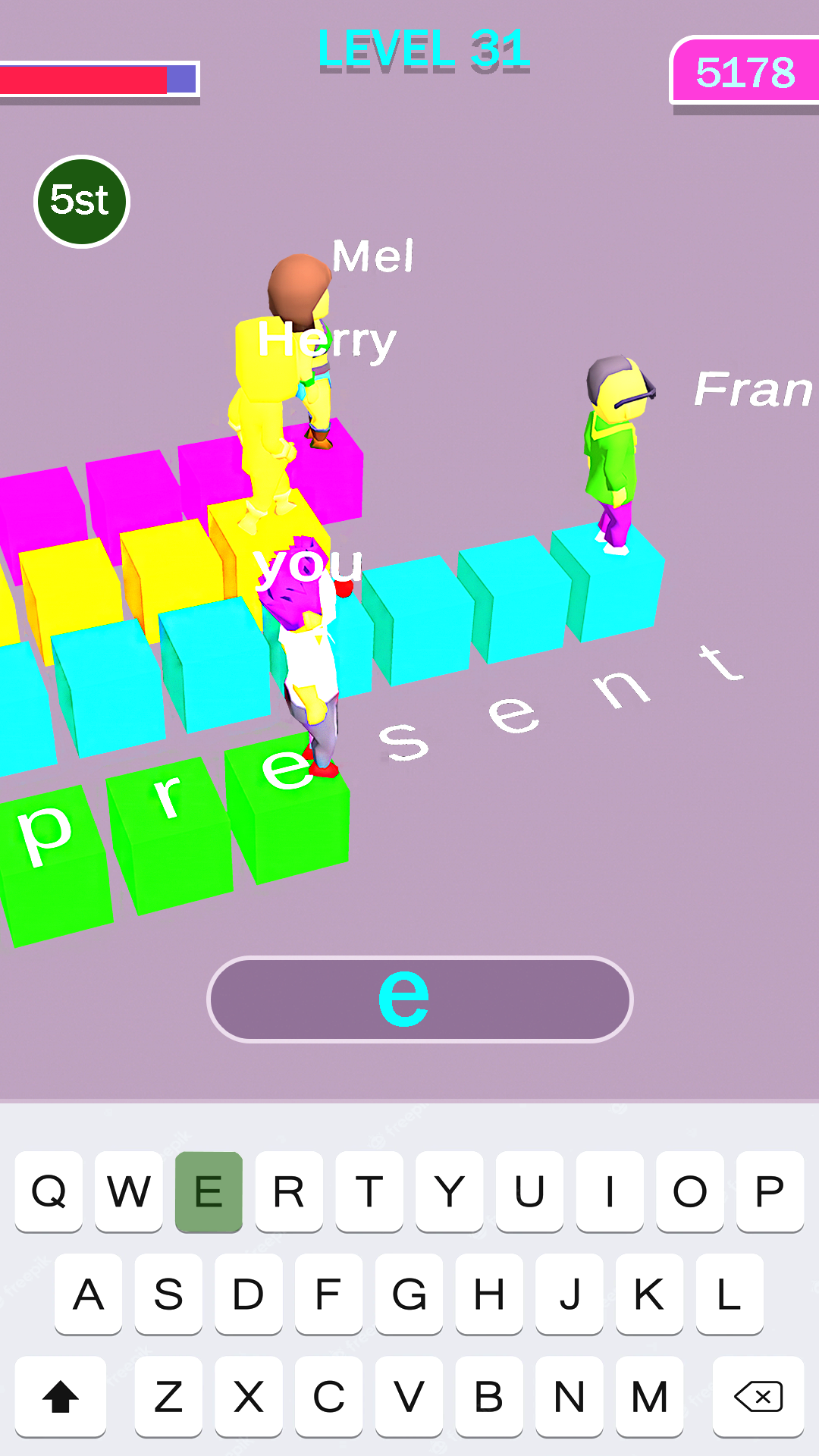 Type Correct Alphabets and Words Faster and Sprint to Win the Typing ...