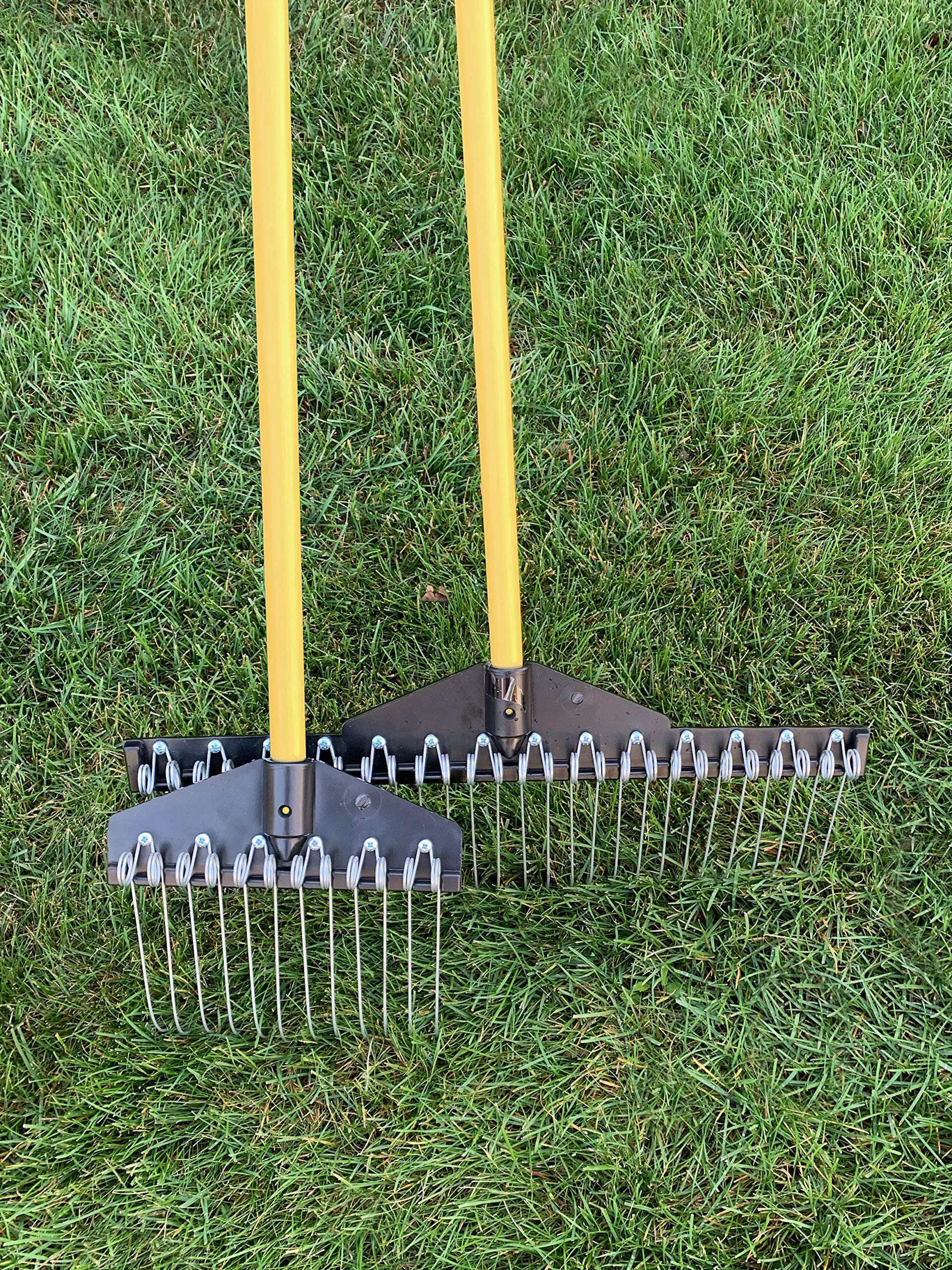 Mua Garden Landscape Rake – 9” & 21" Head Garden Debris Rakes Combo ...