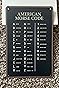 Amazon.com: AMELIA SHARPE Vintage Retro tin Sign-American Morse Code ...