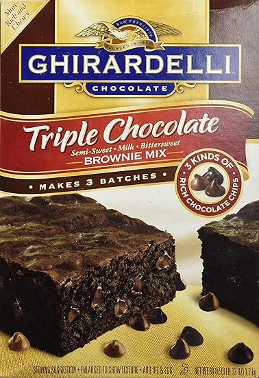 ghirardelli triple chocolate brownie mix cookie recipe