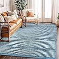 Amazon.com: Rugshop Contemporary Stripe Lines High Traffic Living Room ...