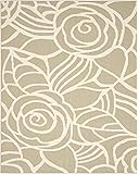 Amazon.com: Garland Rug Fretwork Area Rug, 8 x 10", Indigo/Ivory ...