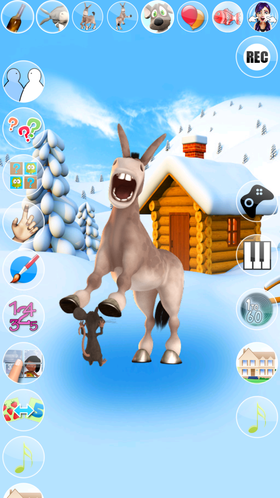 Talking Donald Donkey Ice Fun (Free):Amazon.in:Appstore for Android