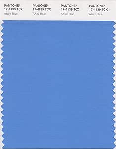 PANTONE Smart 17-4139X Color Swatch Card, Azure Blue - House Paint ...