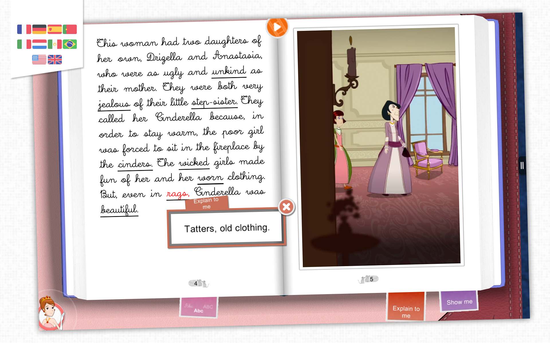 Cinderella - Interactive Fairytale for kids:Amazon.com:Appstore for Android