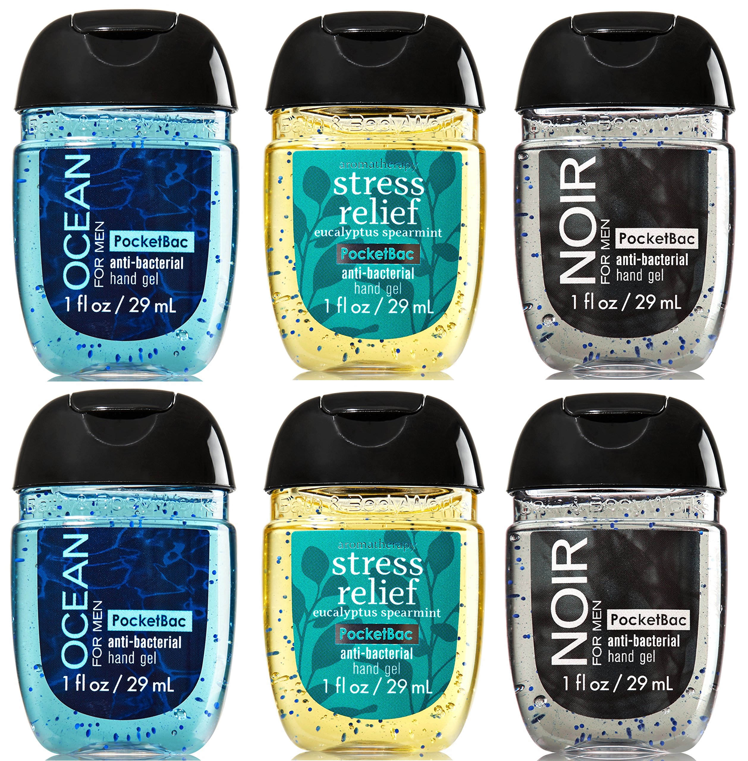 Amazon.com : Black Pocketbac Holder x5 - bundle of 5 solid black Bath ...