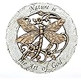 Amazon.com : Nature is The Art of God Dragonfly 12 inch Round Dolomite ...