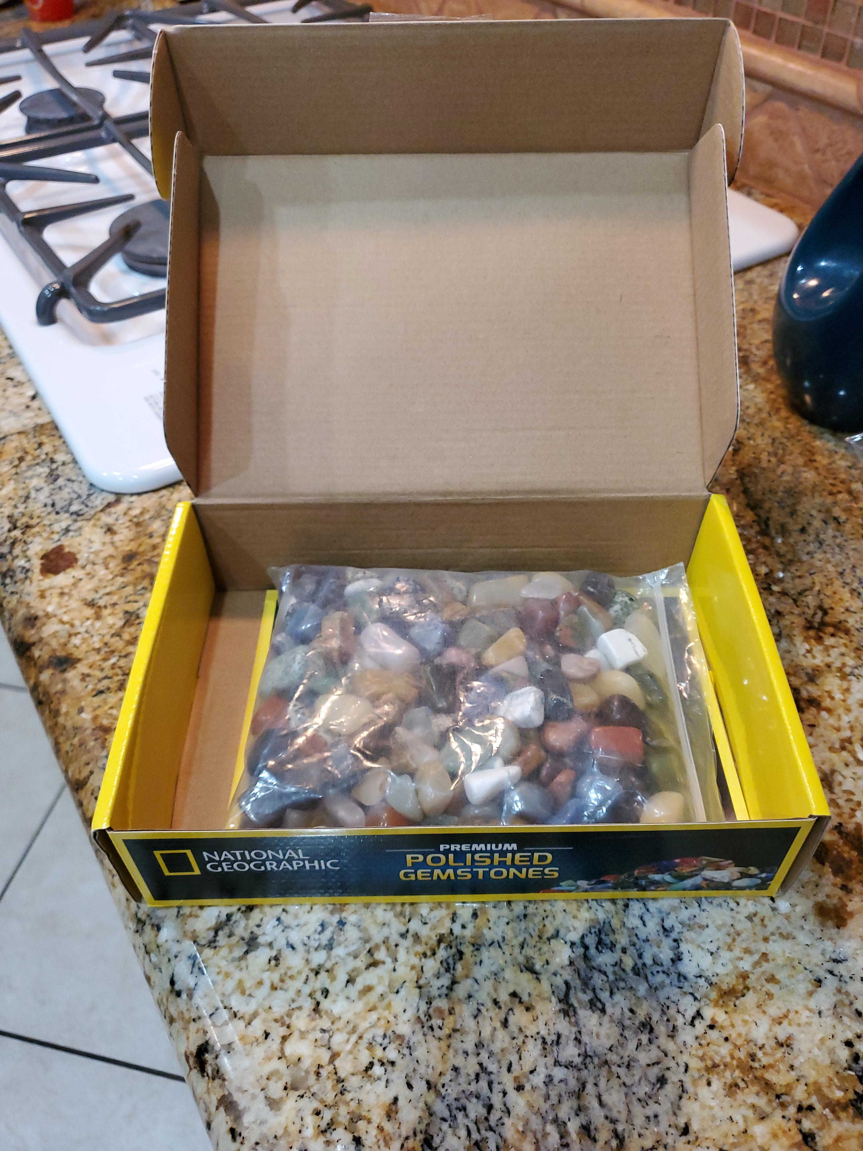 $5/mo - Finance NATIONAL GEOGRAPHIC Premium Polished Stones - 2 Pounds ...