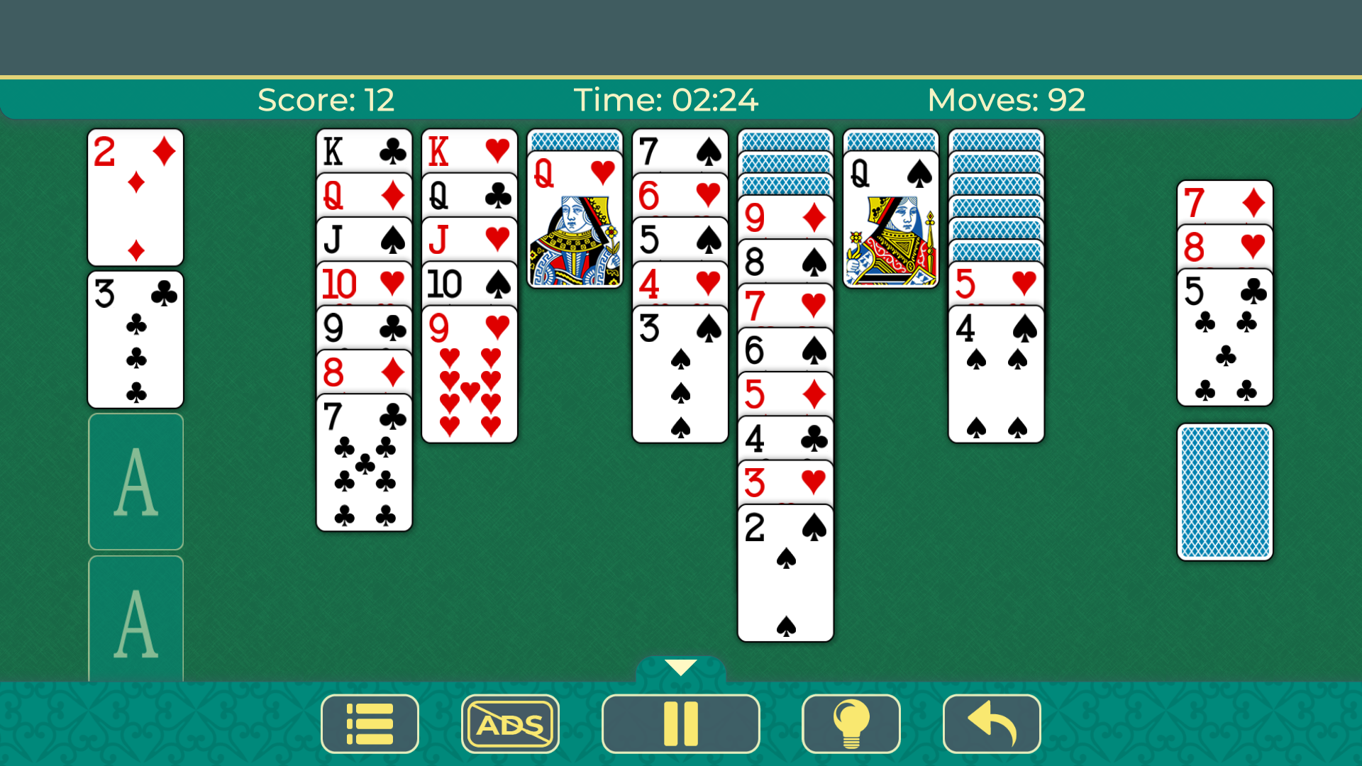 Solitaire Free Klondike Patience Card Game Amazon ca Appstore For Android Solitaire Free Klondike Patience Card Game Amazon ca Appstore For Android