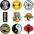 Amazon.com: 9 Pcs Cobra Karate Embroidered Patches Miyagi Do Eagle Fang ...