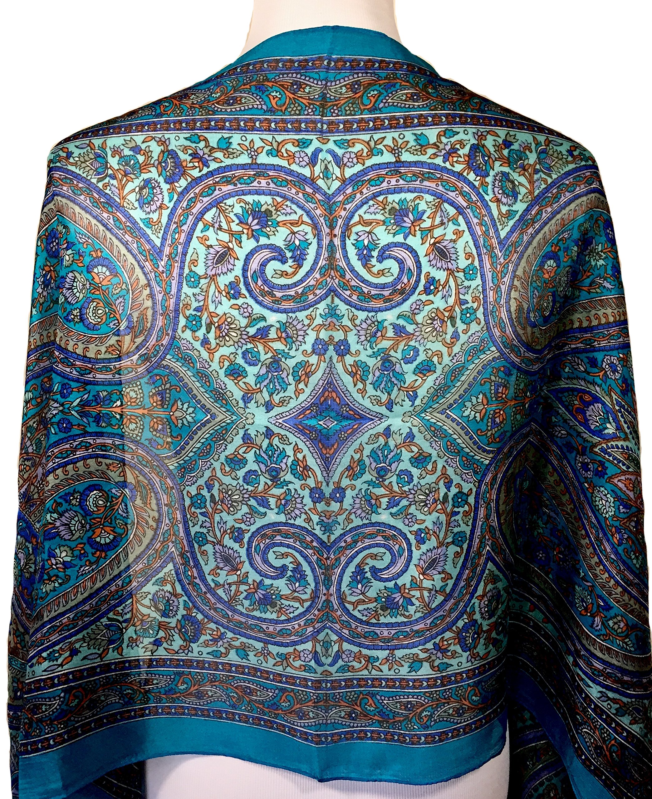 Vintage Inspired Bohemian Silk Scarf | Buy Scarves and Wraps