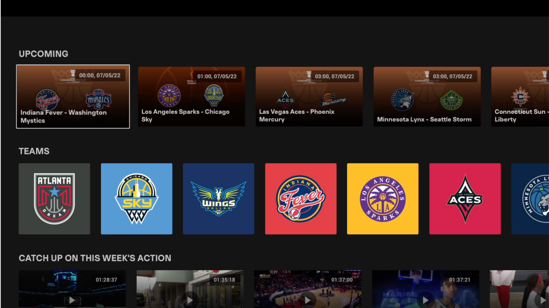 WNBA - Live Basketball Games & Scores:Amazon.com:Appstore for Android