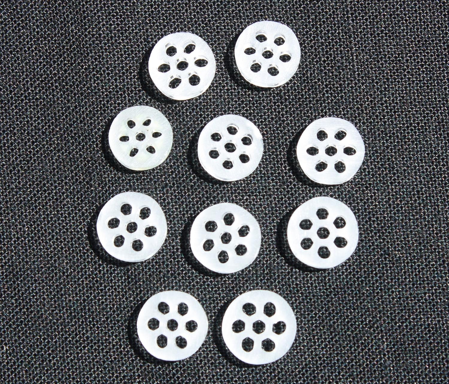 Amazon.com: 25 Pack Aura Honeycomb Frosted Clear Glass Screens 7-9mm ...