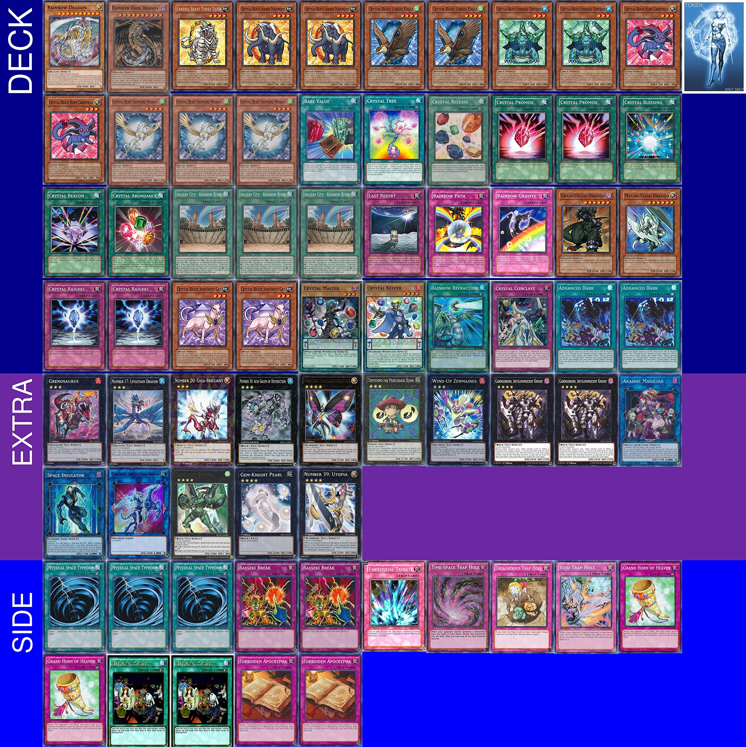 Buy Yu Gi Oh YUGIOH Tournament Ready Crystal Beast Deck With Complete