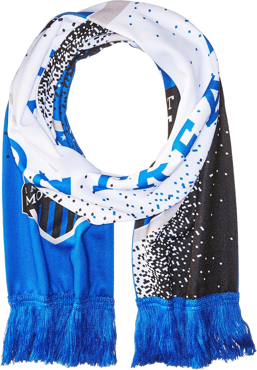 MLS SP17 Fan Wear Sublimated Scarf with Fringe One Size blue: Buy ...