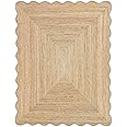 Amazon.com: Weaving Village Wave Scalloped Natural Jute Rug Boho Jute ...