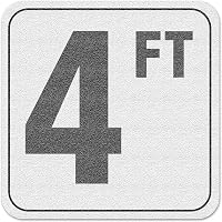 Amazon.com: 3 1/2 FT - Adhesive Swimming Pool Depth Marker Sticker- 6 ...