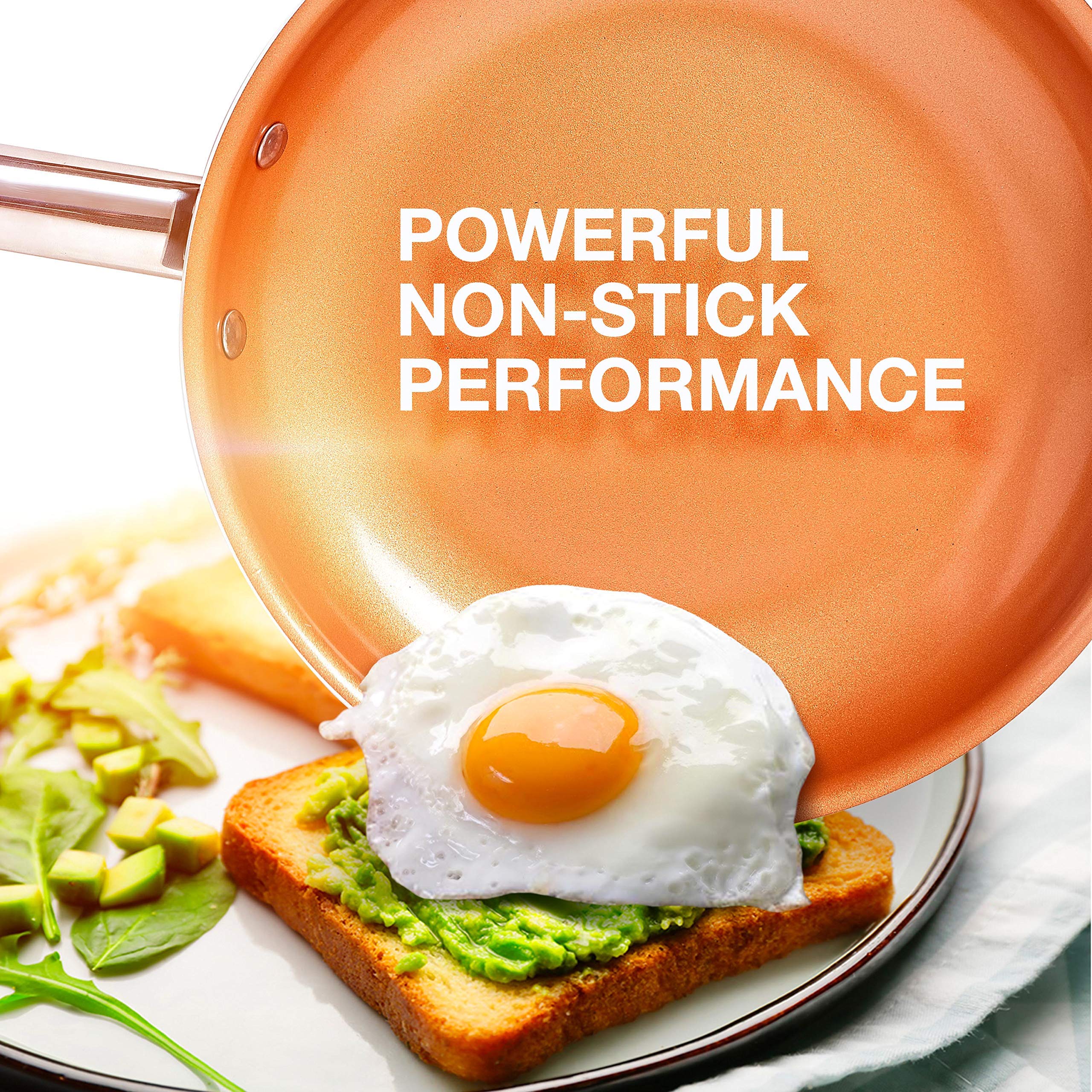 Mua Mueller UltraClad Copper Pots and Pans Set, 14-Piece Kitchen ...