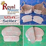 Amazon.com: 3-Pack Bra Liners: Black, Beige, White - 100% Cotton ...