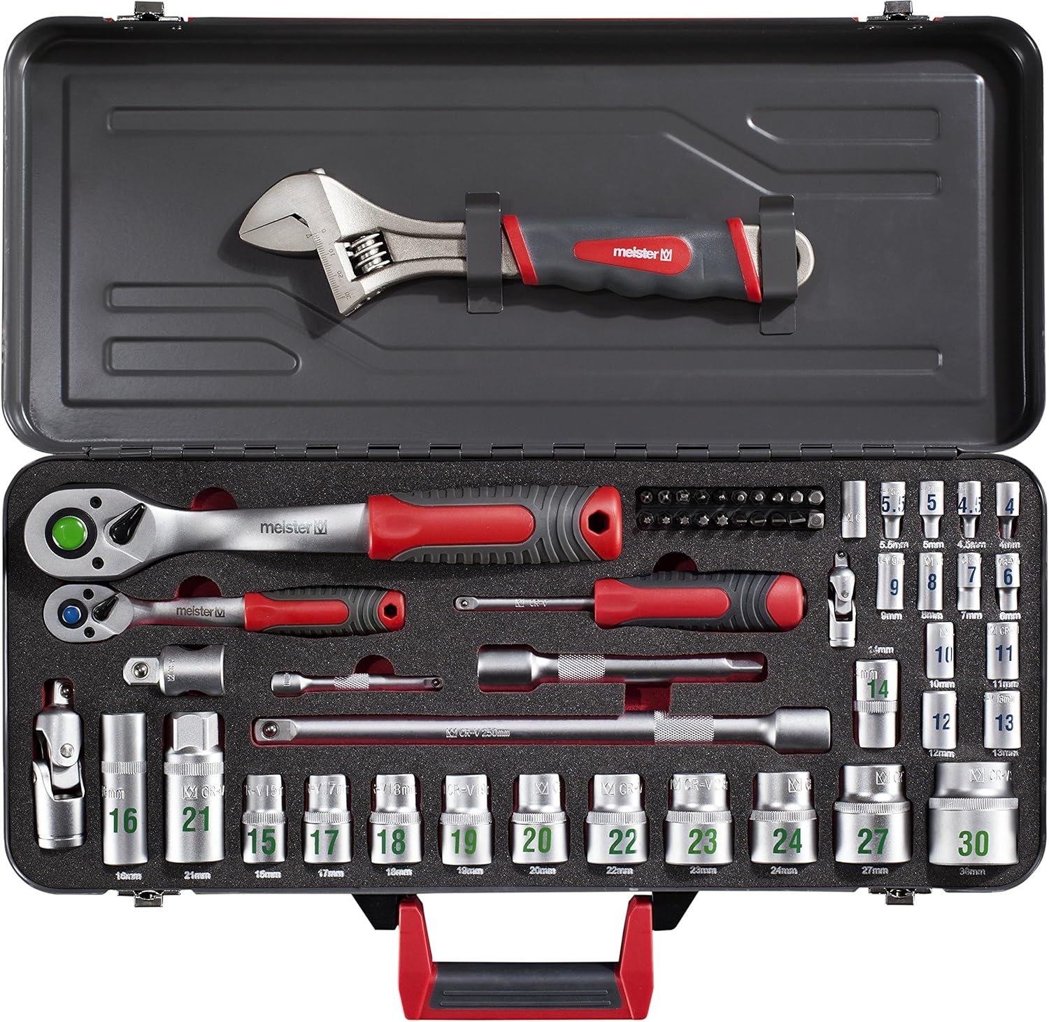 Meister Bit and Socket-Set 56 pieces, 8429200 – BigaMart