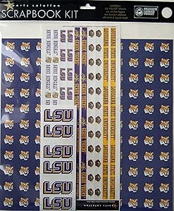 Amazon.com: Sports Solution LSU Tigers Scrapbook Page Kit