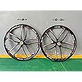 Amazon.com : DONSP1986 26" 10 Spokes Mag Wheel Set, F and R 100mm ...